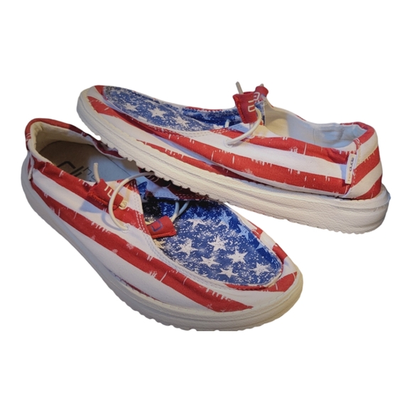 Hey Dude | Shoes | Hey Dude Star Spangle Banner | Poshmark